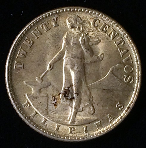 1944 - D Philippines Silver 20 Centavos, WW2 Liberation Money | eBay