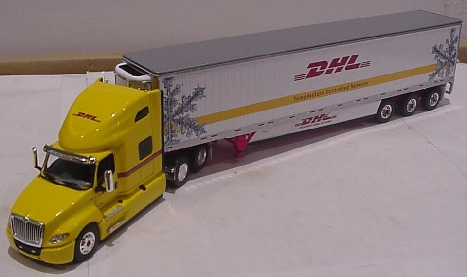 DHL TEMPERATURE CONTROL TRI-AXLE REEFER/INTERNATIONAL LT TRACTOR by DCP ...