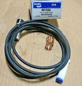 Bendix 801534 wheel speed sensor with sleeve clamp OSHKOSH 2233250 | eBay
