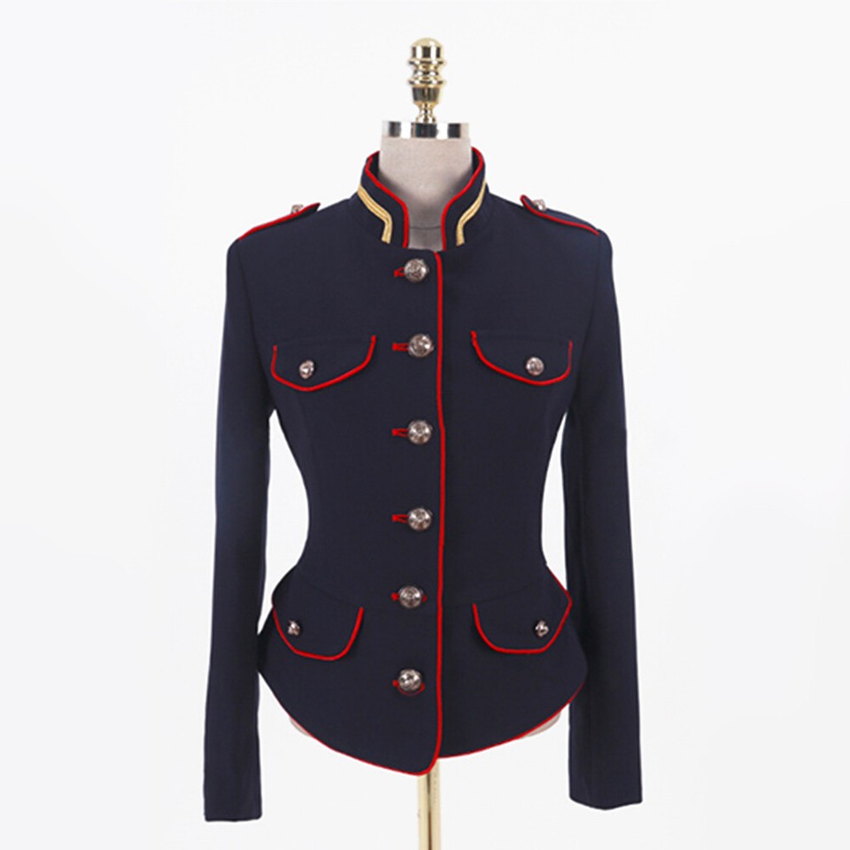 Lady Hussar Parade Jacket Suit Drummer Mess Dress Blazer Mandarin ...