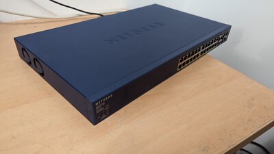 Netgear ProSafe 24+4 Smart PoE Ethernet Switch - FS728TP-V2 | eBay UK