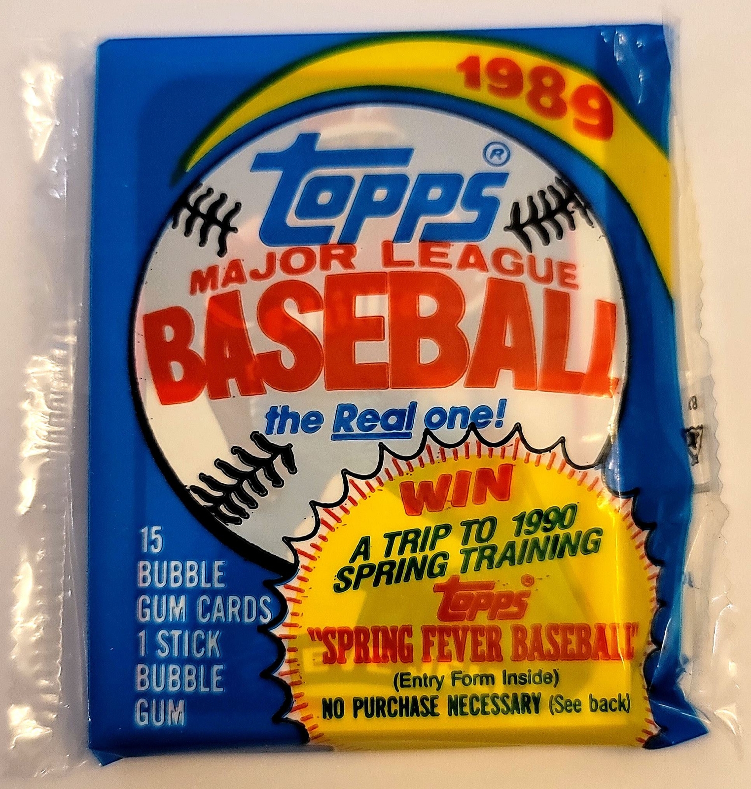 1989 Topps Baseball Cards Sealed Plastic Pack COMBINED SHIPPING ...