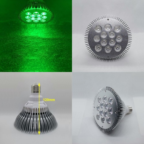 24W Green 520nm~525nm PAR38 LED Lamp Spot Light Bulb Therapy Plant ...