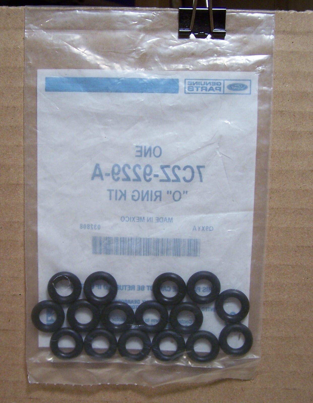 11-14 F-250 SD 6.2L 6.8L Fuel Injector O-Ring Kit 1 of 7C2Z-9229-A OEM ...