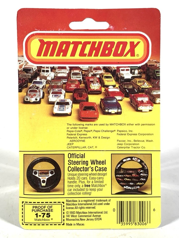 Matchbox 1983 MB4 '57 Chevy Black With Red Flames | eBay
