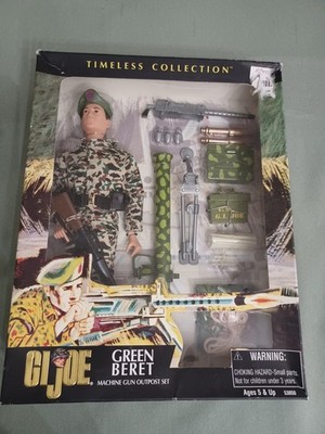 G.I. Joe Timeless Collection Green Beret Machine Gun Outpost Set 53050 ...