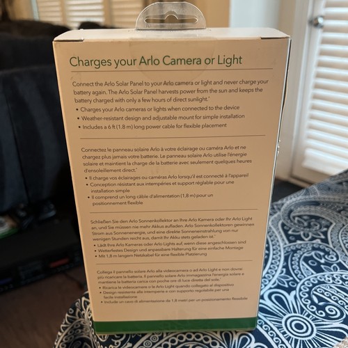 Arlo VMA4600 Solar Panel - Black for sale online | eBay