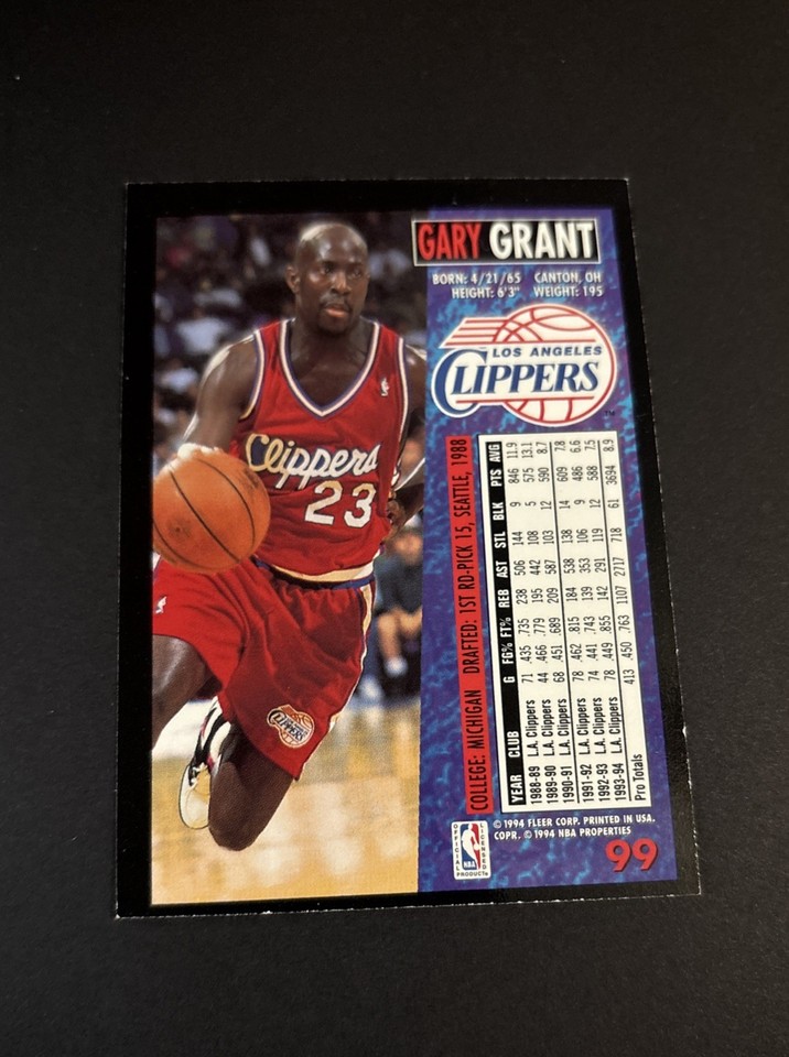 1994-95 Fleer - Gary Grant #99 | eBay