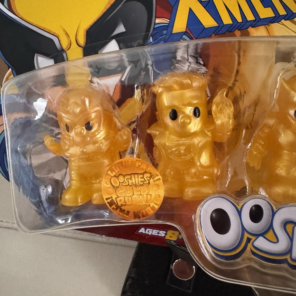 Marvel X-Men Ooshies Collector Set Gold Rush Limited Edition + Standard ...