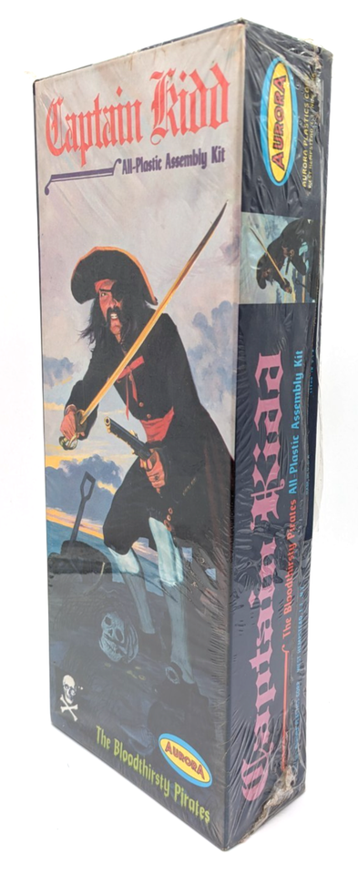 SEALED & Boxed Captain Kidd | Aurora Plastic Kit | 1965 Model No. 464 ...