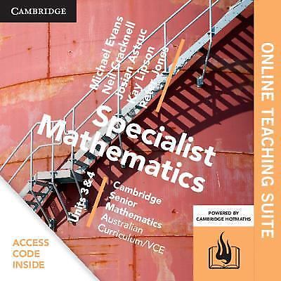 Specialist Mathematics Units 3 and 4 by Peter Jones, Neil Cracknell ...