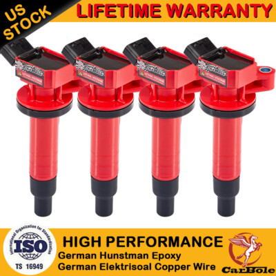 4 Pack High Peformance Ignition Coil For Toyota Corolla Matrix Chevy ...