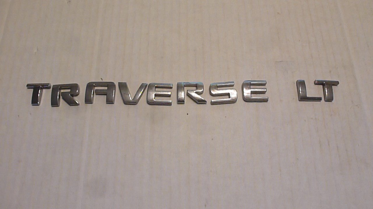 2009-2017 Chevrolet Traverse LT Chrome Plastic Emblem Letter Set Used ...