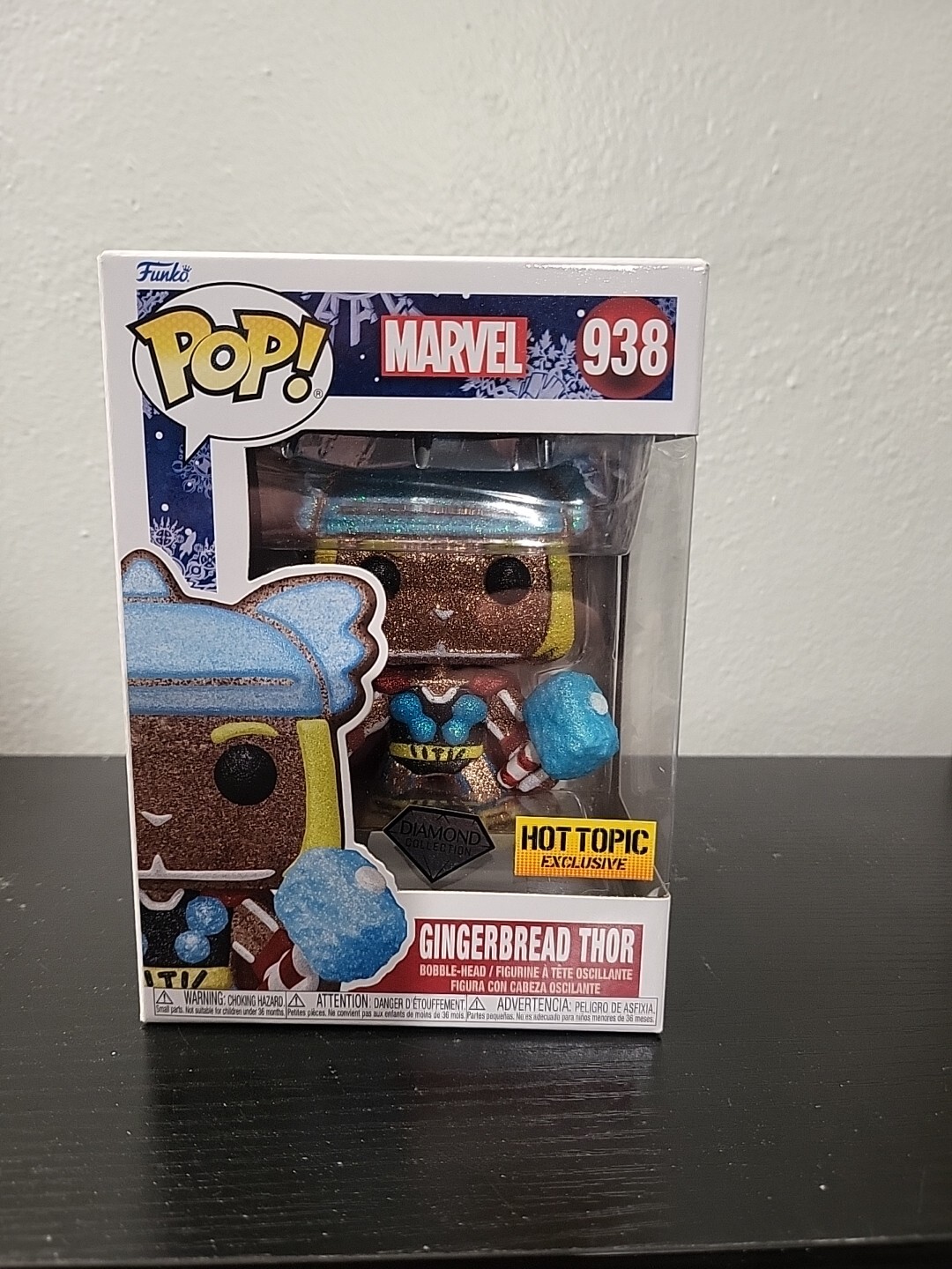 Funko Pop! Vinyl: Marvel - Gingerbread Thor (Diamond Glitter) - Hot ...