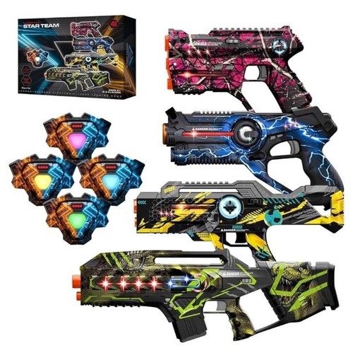 Star Team Lazer Tag Sets with Gun and Vest Set of 4(Open Box)New | eBay