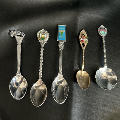 Canadian Collectable Spoons Lot-5 Orillia Prince Edward Island Winnipeg ...
