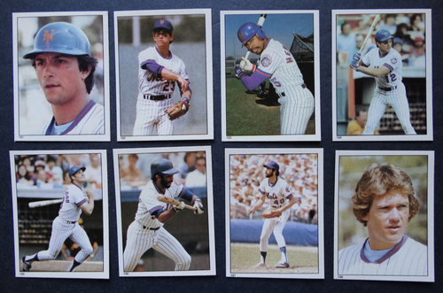 1981 Topps Album Stickers New York Mets Team Set of 8 Baseball Cards | eBay