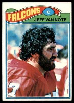 1977 Topps Jeff Van Note Atlanta Falcons #327 | eBay