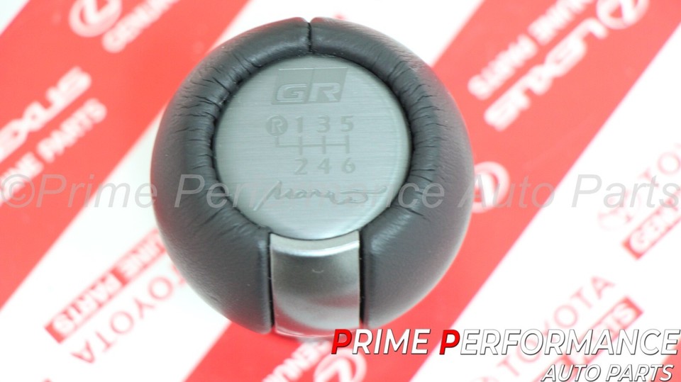 Toyota 2023-2025 GR Corolla Black Leather Manual Shift knob PTR57-12220 ...