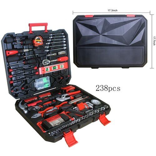 238pcs Ratchet Wrench Hack Saw Combination Household Hand Repair Tool ...