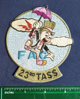 USAF 23rd Tactical Air Support Squadron 23rd TASS Military Patch JIMINY ...