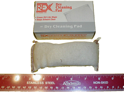 Dry Cleaning Pad (5 inch) for Artwork, Drafting , Graphic Art with Free ...