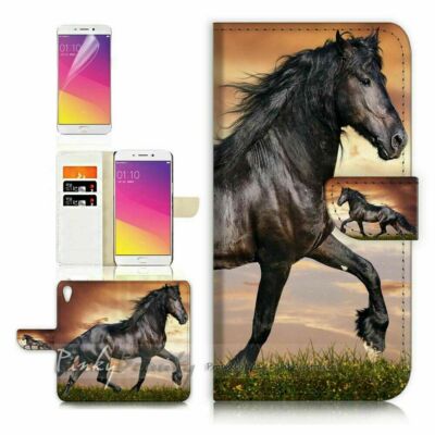 Horse TPU Phone Wallet Case Cover For New Telstra Essential Pro 3 ...