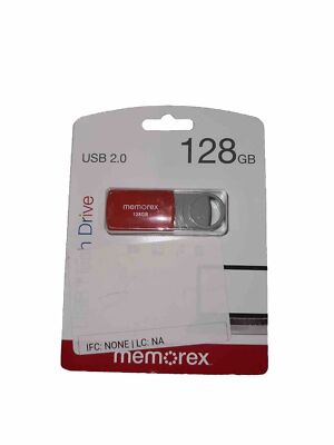 Memorex 128GB Flash Memory Drive USB 2.0 Red | eBay