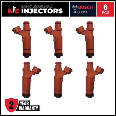 Jecs Flow Matched Fuel Injector Set for 2004-2010 Mitsubishi 3.8 ...