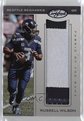 2017 Certified Fabric of the Game Prime /49 Russell Wilson #FG-RW | eBay