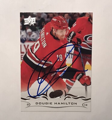 Dougie Hamilton Autographed 2018-19 Upper Deck Series 2 Hockey Card ...