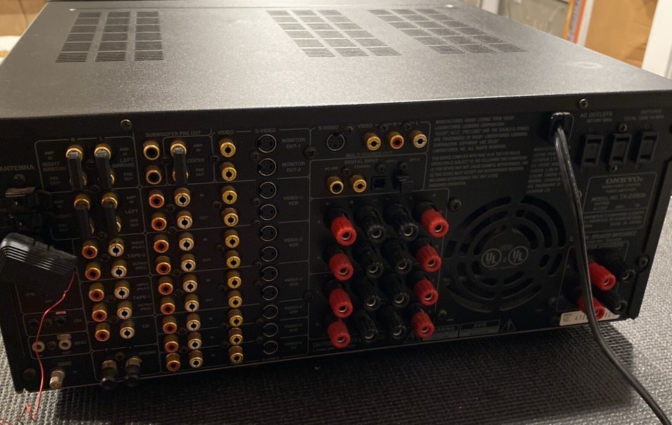 ONKYO INTEGRA TX-DS939 AUDIO VIDEO CONTROL TUNER-AMPLIFIER 120 W/Ch | eBay