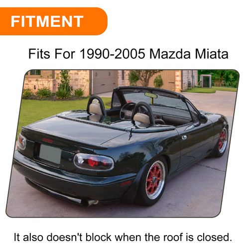 For 90-05 Mazda Miata MX-5 NA NB JDM Bolt On Roll Over Style Bar Twin ...