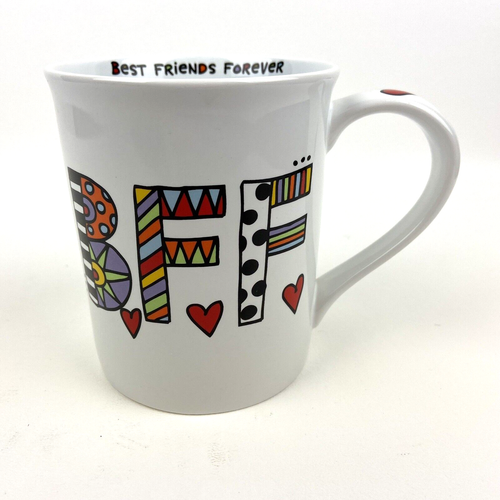 BFF Best Friends Forever Coffee Mug 16 oz Gift Item Multicolor Cup | eBay