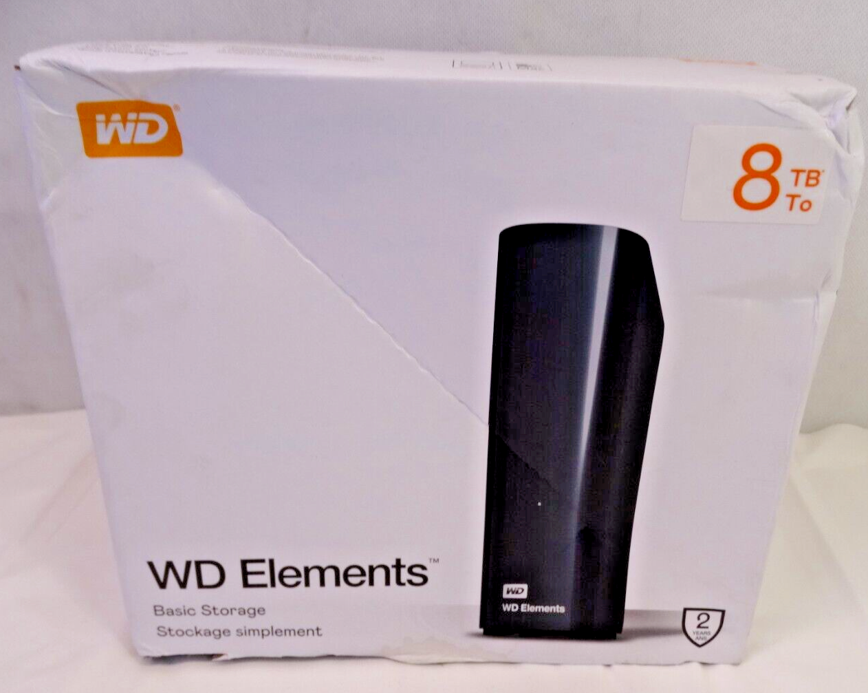 WD Elements 8 TB To Basic Storage Drive, New Open Box | eBay