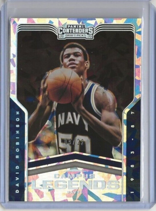 2020-21 Panini Contenders Draft David Robinson Campus Legends Cracked ...