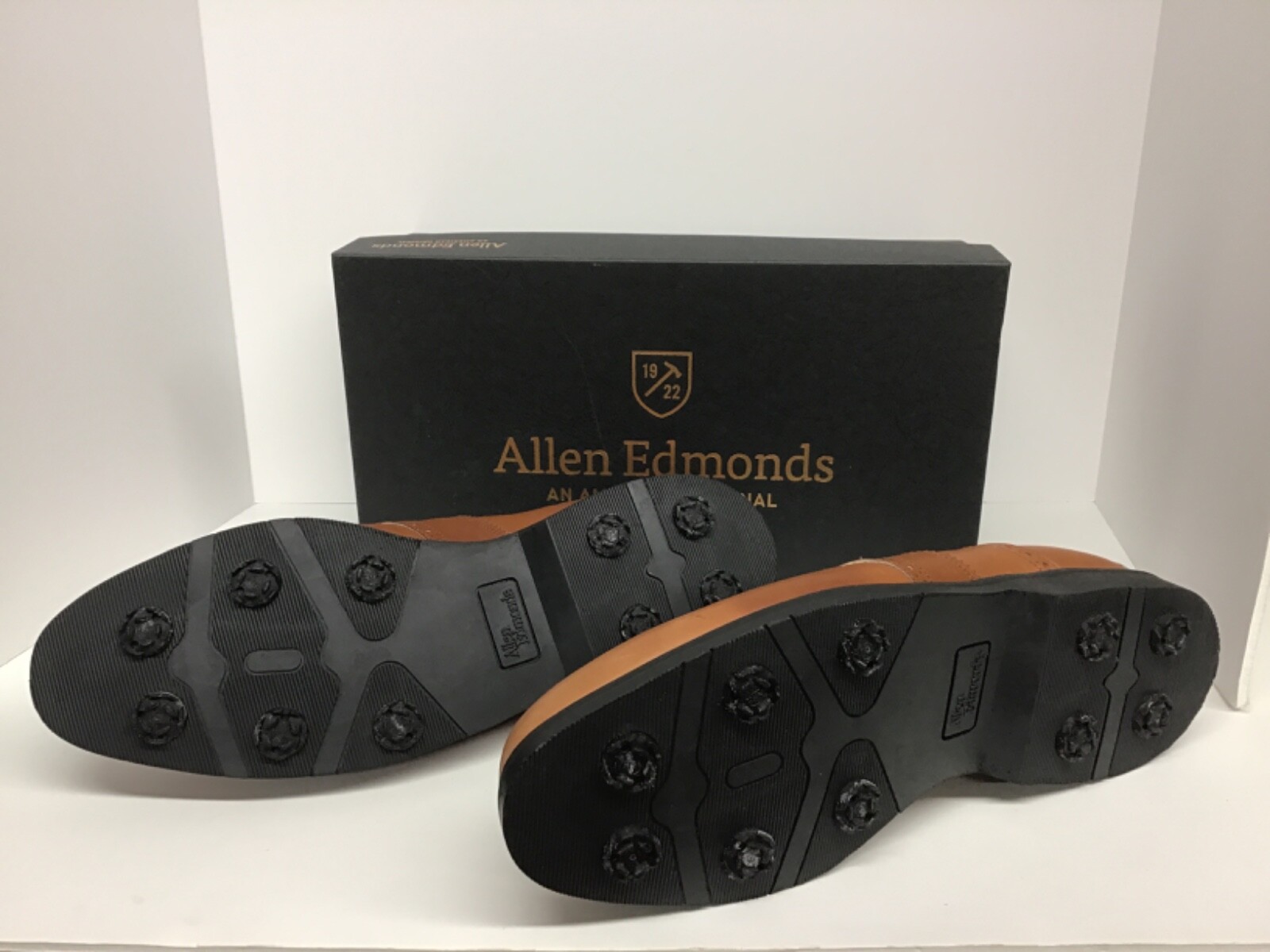 NEW Allen Edmonds Comfort Orthotic Walnut Oxfords, Size 13 D Golf Shoes ...