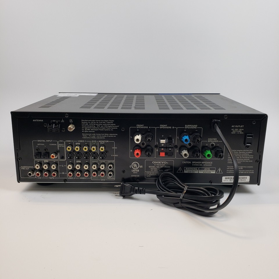 Onkyo HT-R500 AV Receiver | Grade B | eBay