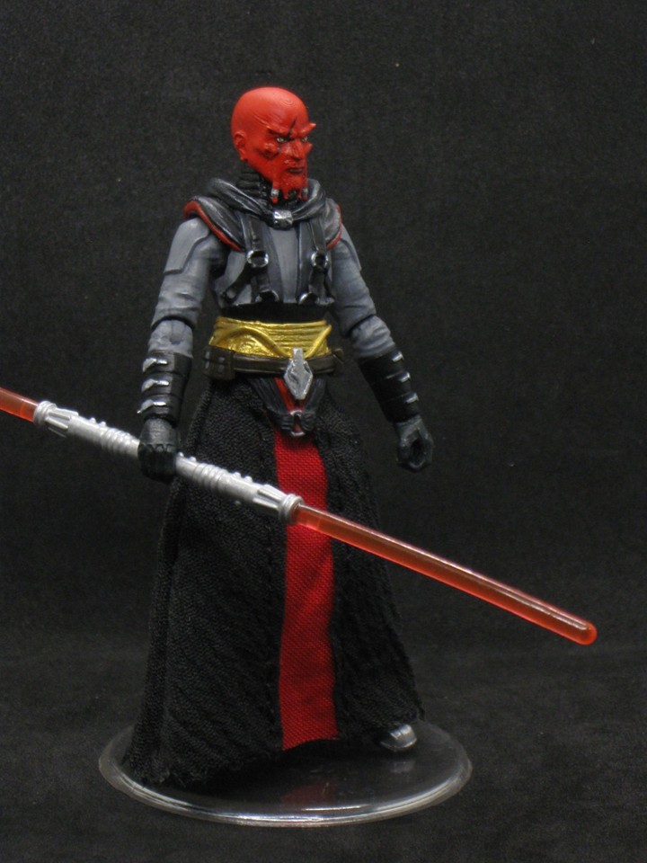 Custom Star Wars Sith Lord "Darth VINDICAN" 1:18 scale SWTOR | eBay