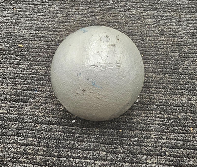 Shot Put 8 LBS Ball Put Shot Cast Iron Gray for Track Field Outdoor ...
