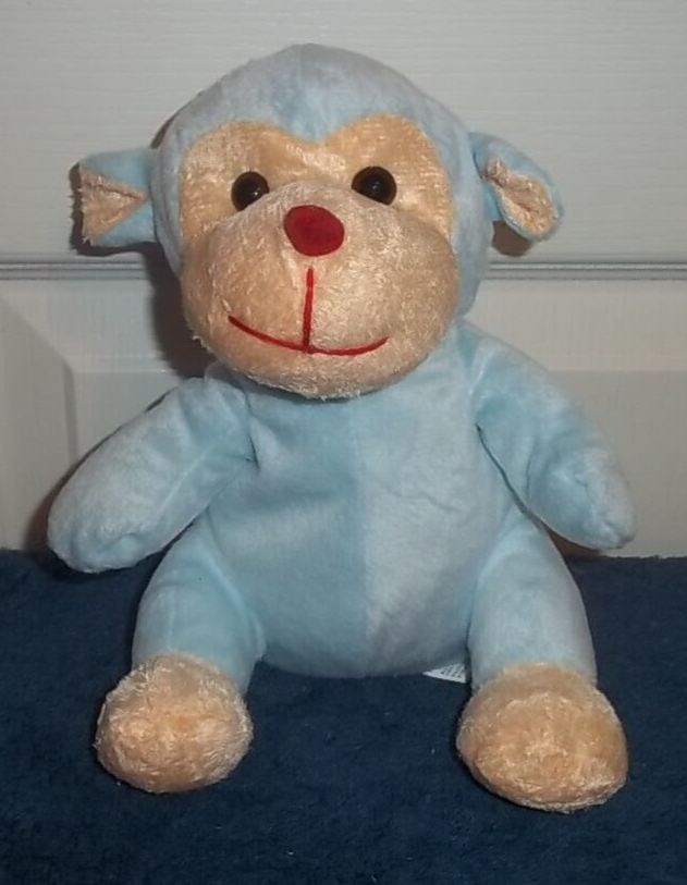 BLUE MONKEY PLUSH TOY - 8 INCHES TALL | eBay