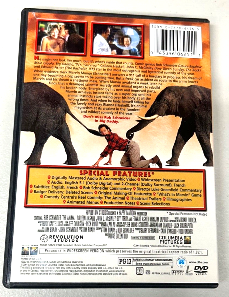 The Animal (DVD) | eBay