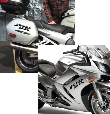 FJR 1300 Motorcycle Decals Stickers 4 PCS (Set of 4) Black For Fairing ...
