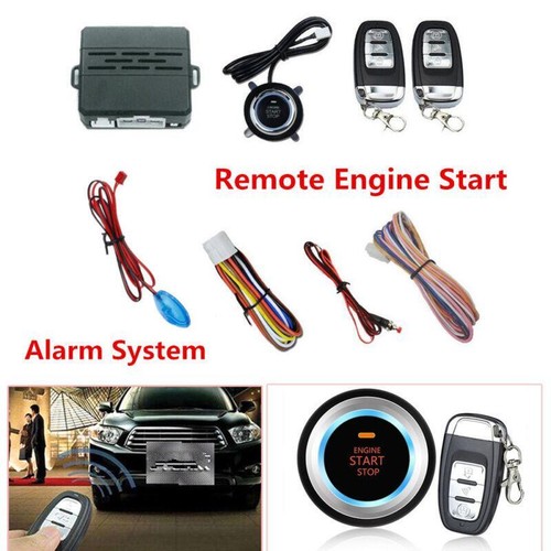 Car Alarm Ignition Start Security System Key Engine Start Push Button ...