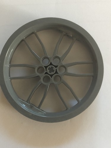 88517 Lego Parts (1) Wheel 75mm D. x 17mm Motorcycle DK GRAY | eBay