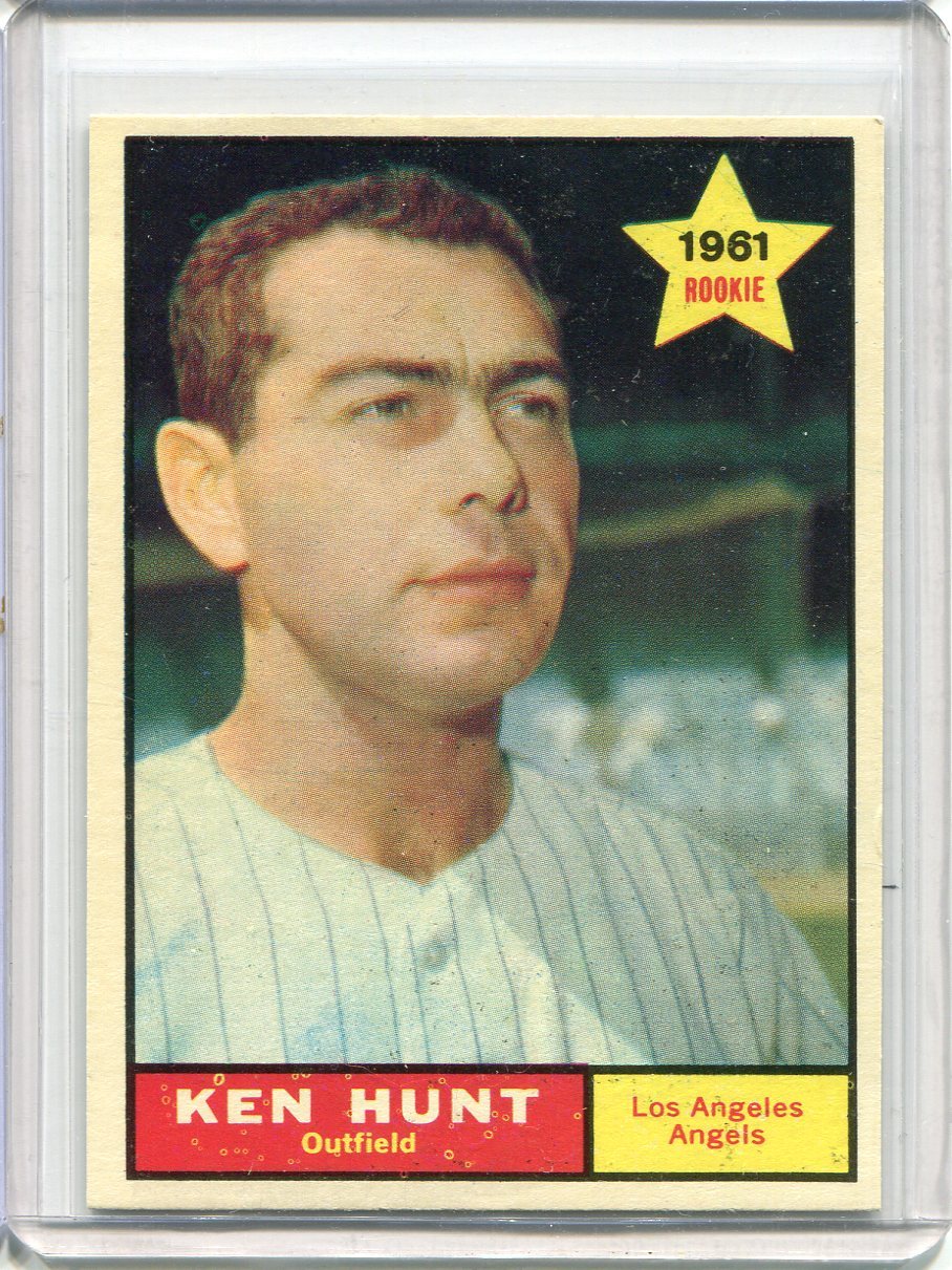 1961 Topps Baseball # 156 Ken Hunt (NM+) Near Mint Plus | eBay