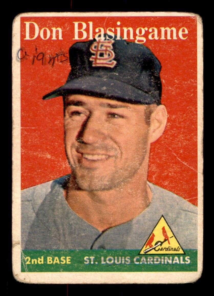 1958 Topps Baseball #199 Don Blasingame PR *e1 | eBay