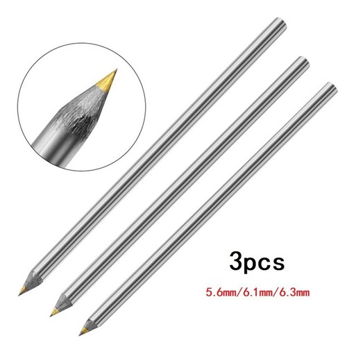 3pcs Diamond Scribe Pen Alloy Carbide Scriber Pen Tile Wood Woodworking ...
