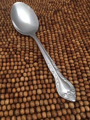 International 18/10 Stainless Rose Scrolls QUEENS FANCY Teaspoon 6” | eBay