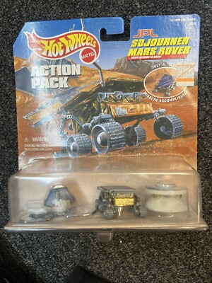 Hot Wheels Action Pack Toy JPL NASA Sojourner Mars Rover Lander ...